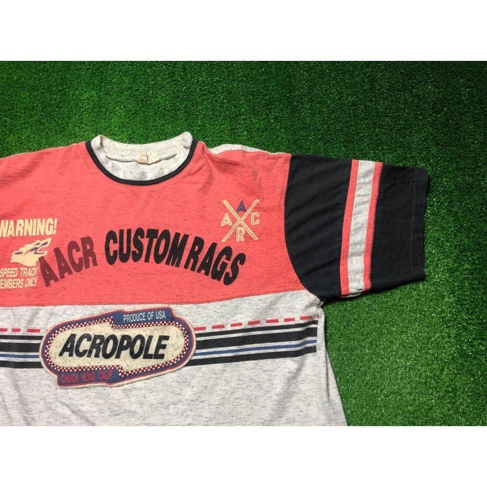 Vintage Acropole Aacr Custom Rags Track Mens Gray Sho… - Gem